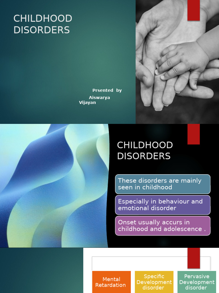 Childhood Disorder Presentation | PDF | Intellectual Disability ...