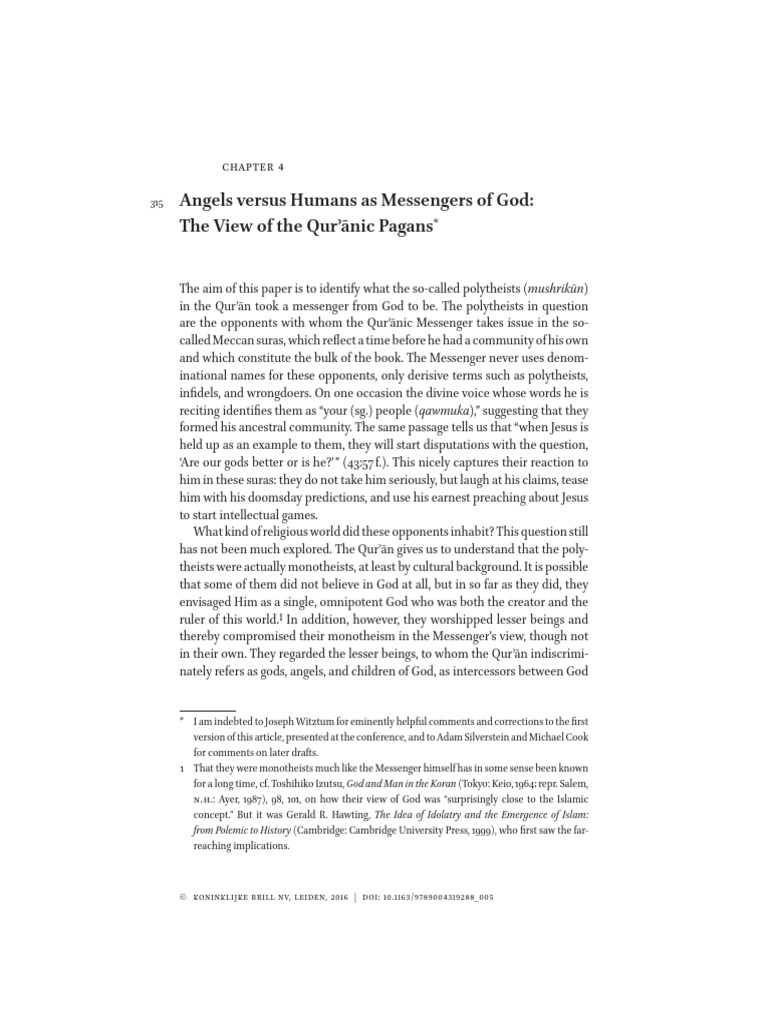 Angels and Messengers | PDF