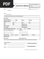 Port of Call Documentation Form | PDF