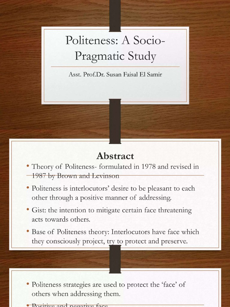 Politness | PDF