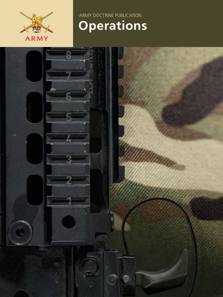 UK Army Operations Manual | PDF | Military | International Humanitarian Law