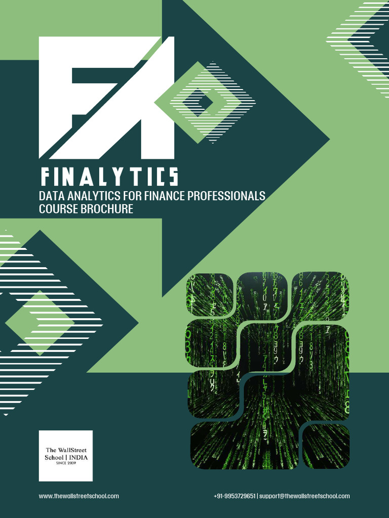 Finalytics-Data-Analytics-For-Finance-Professionals | PDF | Analytics | Artificial Intelligence