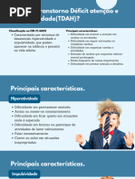 Classificação do TDAH na CID-11 | PDF | Transtorno de déficit de ...