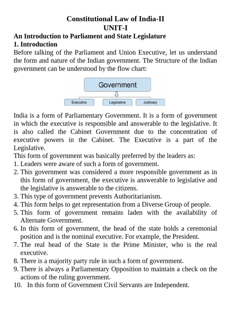 Constitutional Law of India 2 | PDF | Pardon | Legislature