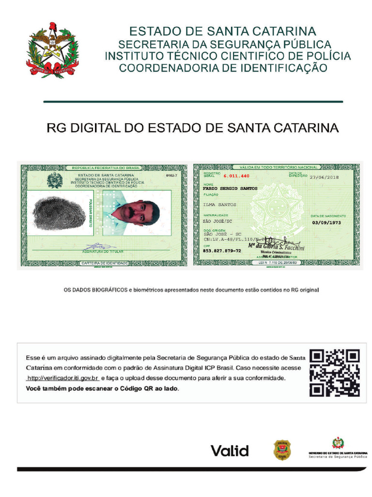 Matriz RG Digital SC - 1 | PDF