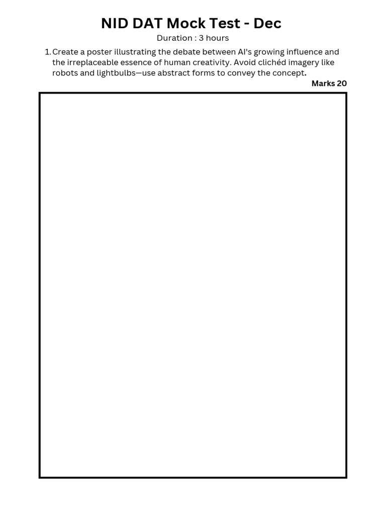 Nid Dat Mock Test | PDF