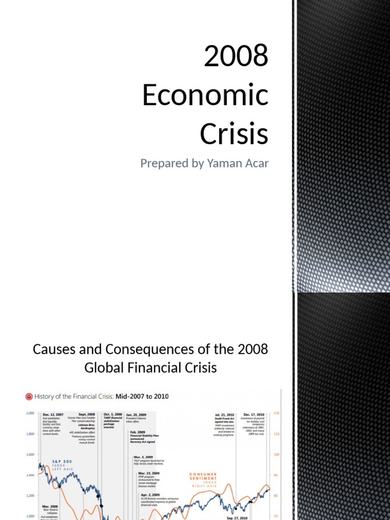 2008 Economic Crisis | PDF