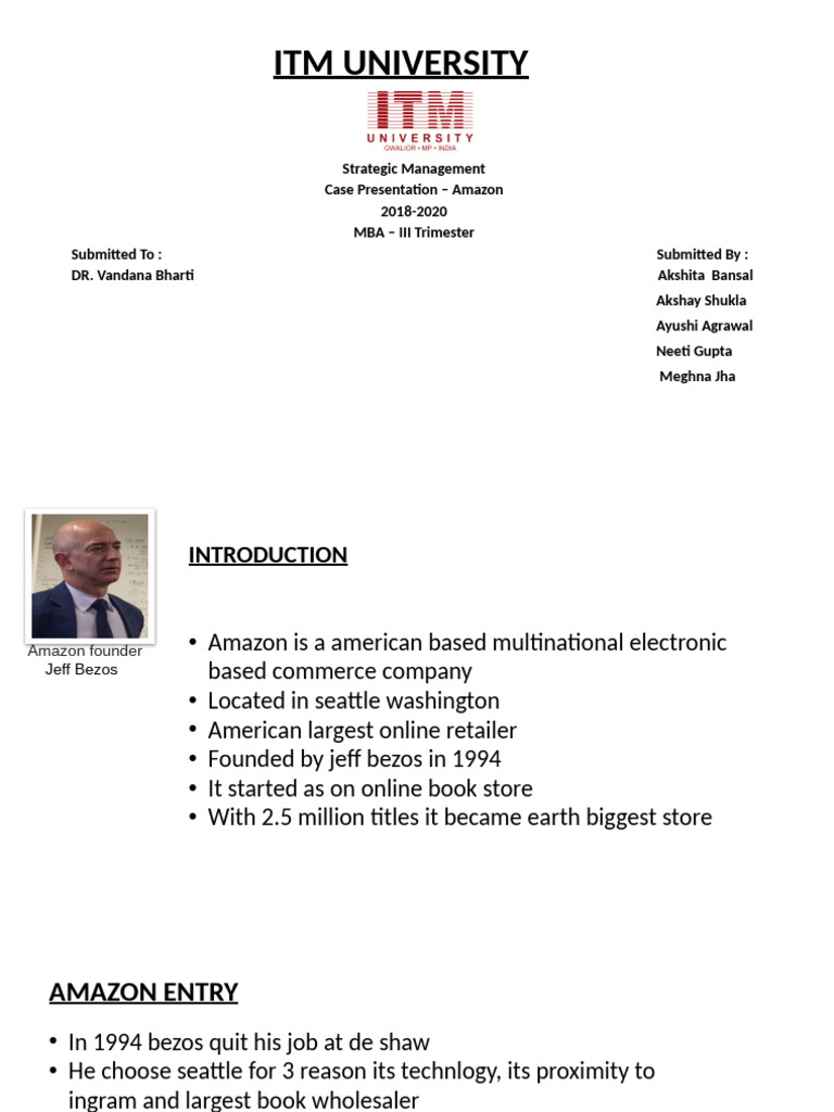 Amazon Case | PDF | Amazon Kindle | Computing