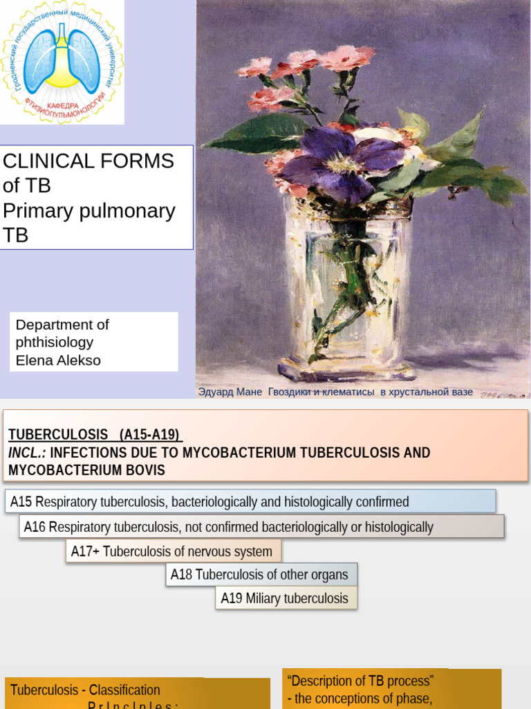 4-Clinical Forms of TB. Primary TB | PDF | Tuberculosis | Lymphatic System