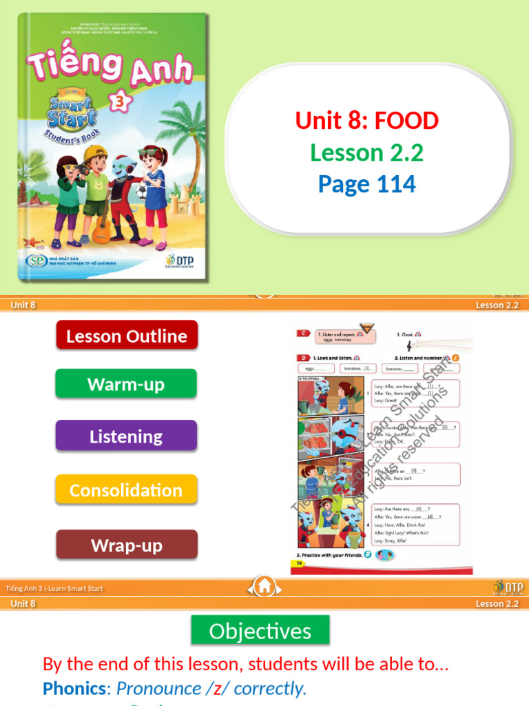 English Lesson on Food and Phonics | PDF
