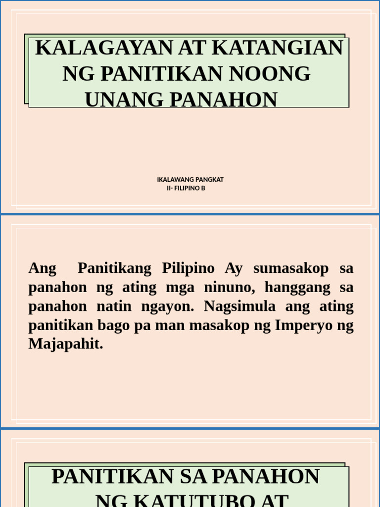 Indapangkat Dalawa MC Fil 102kalagayan NG Panitikan Sa Bawat Panahon | PDF