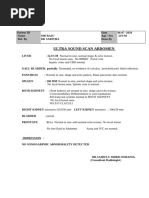 Breast Ultrasound Report Template | PDF