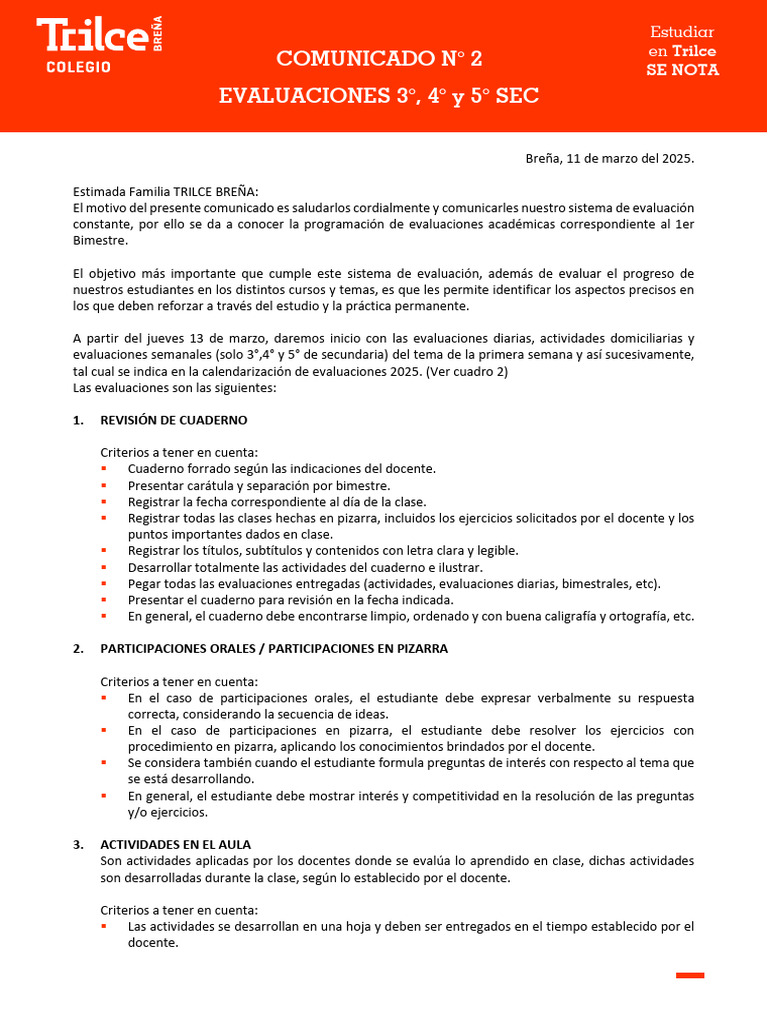 Comunicado N | PDF