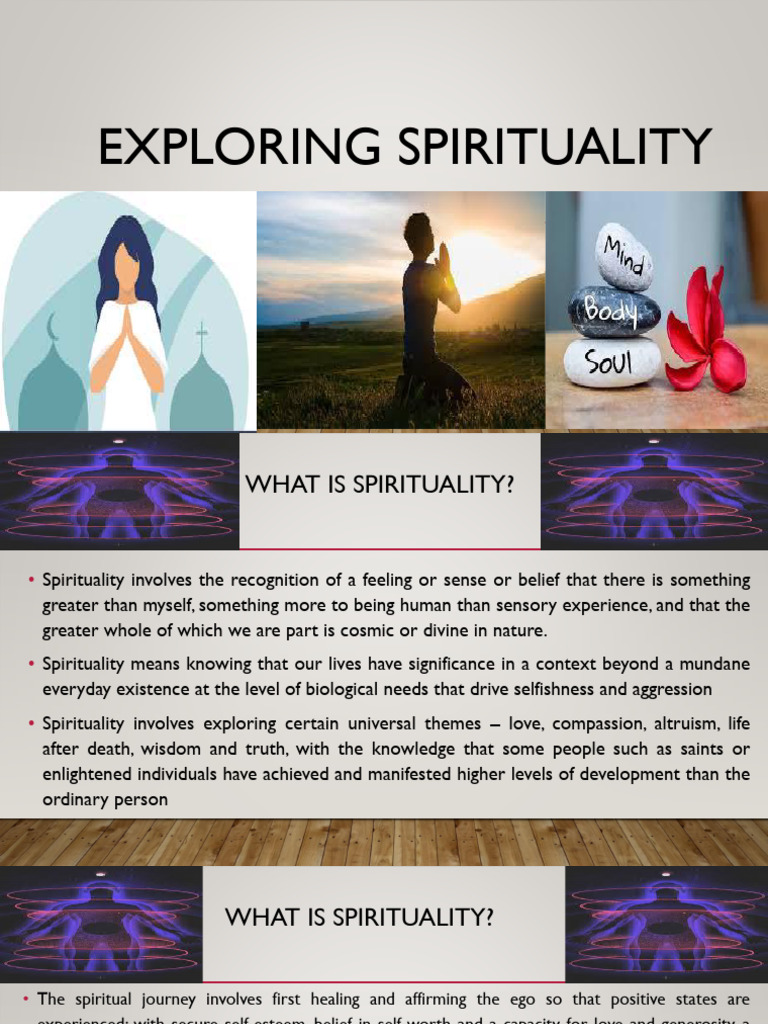 Exploring Spirituality PDF | PDF | Spirituality | Prayer