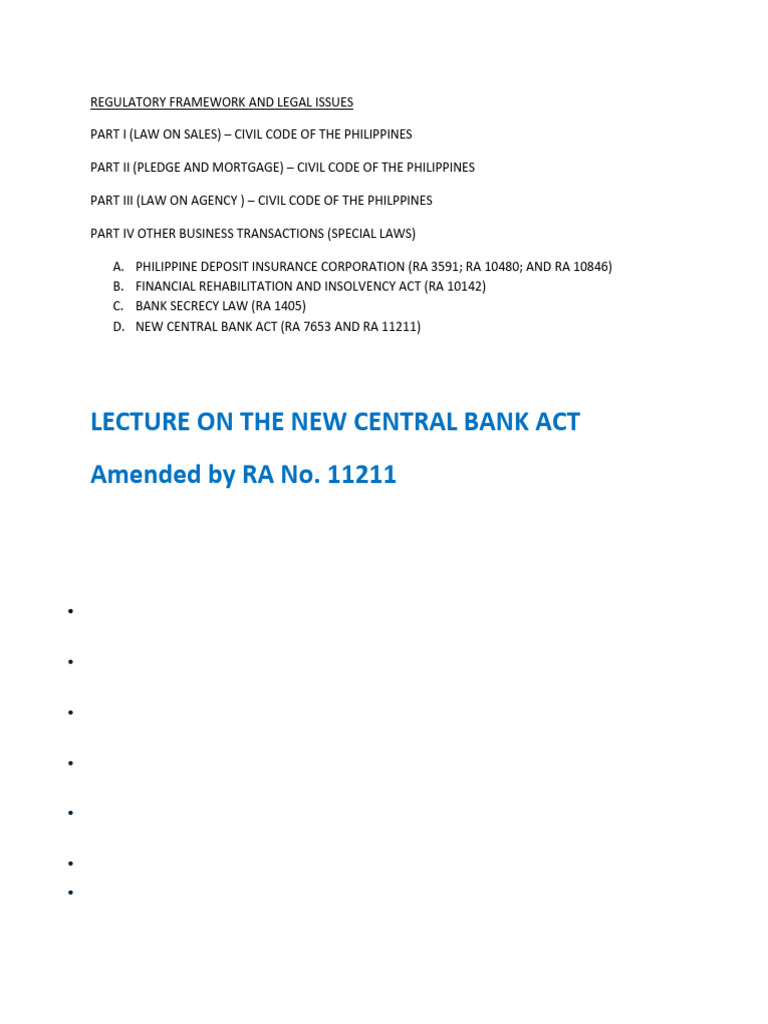 New Central Bank | PDF | Liquidation | Conservatorship