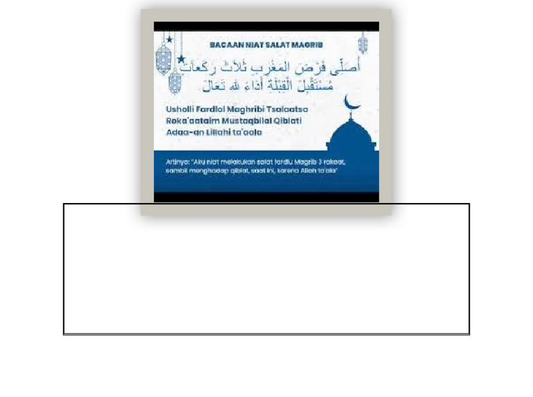 LKPD Niat Sholat | PDF