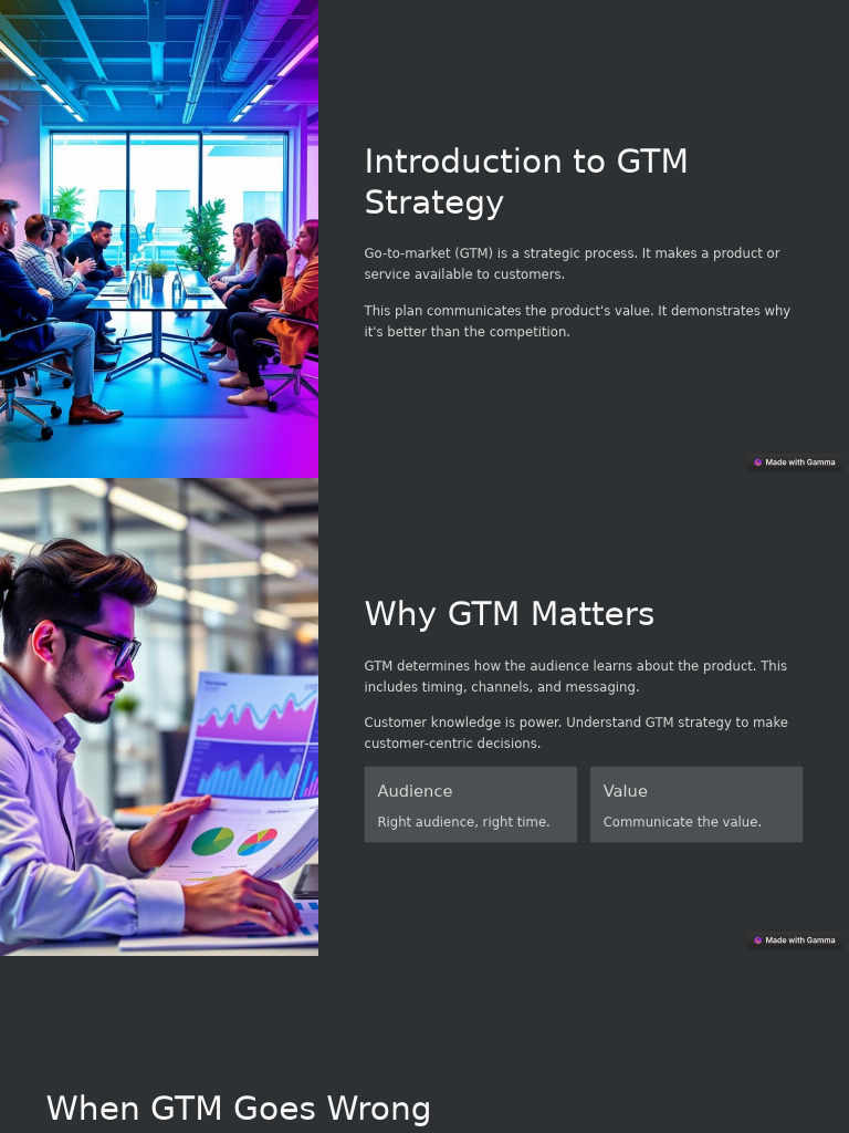 Introduction To GTM Strategy | PDF | Marketing | Market Segmentation