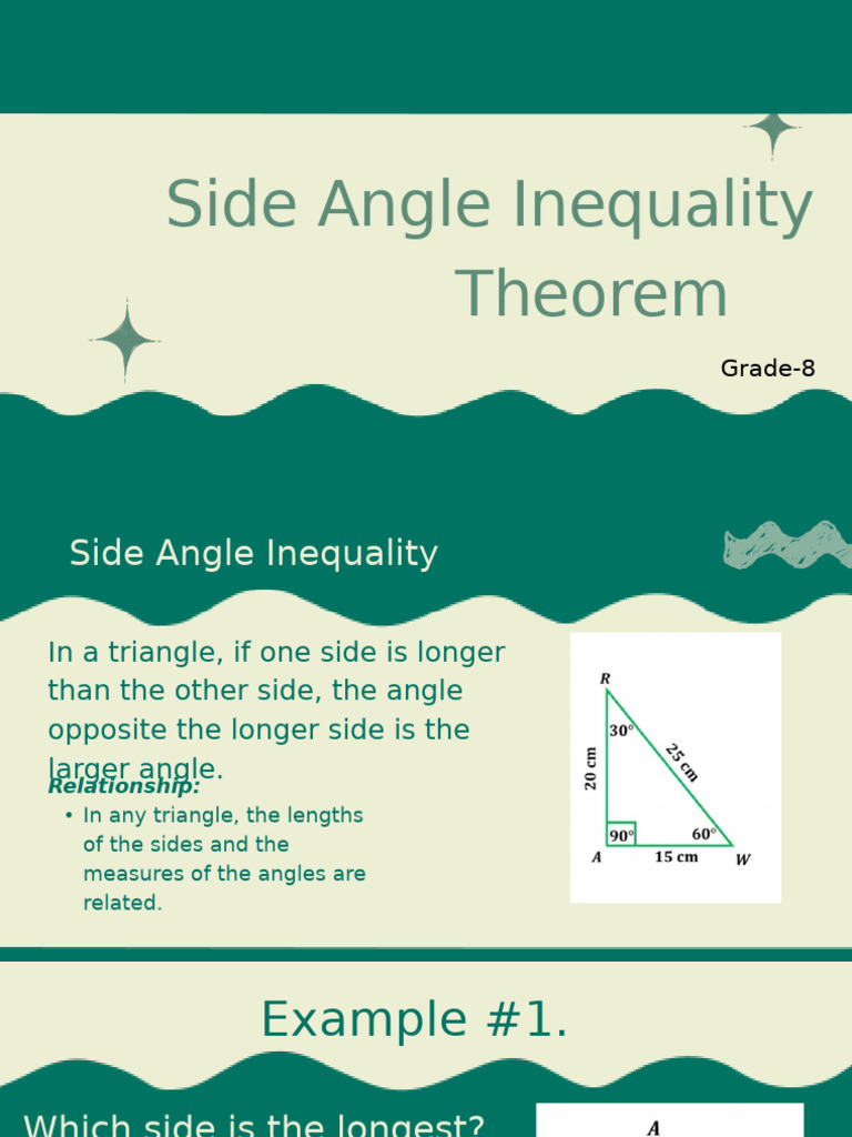 Side Angle Inequality-MATH REPORT | PDF