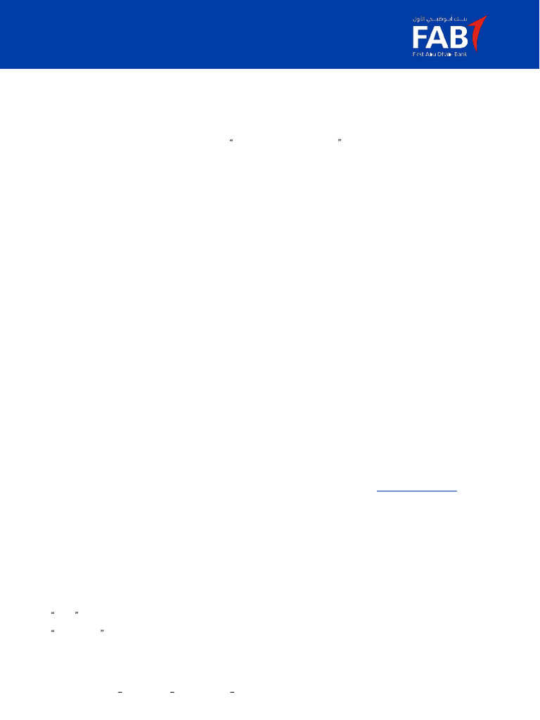 FAB Rewards Program Overview and Terms | PDF | Credit Card | Banks