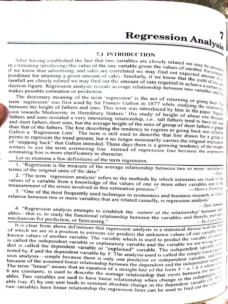 Regression Analysis-1 JJ | PDF | Dependent And Independent Variables | Linear Regression