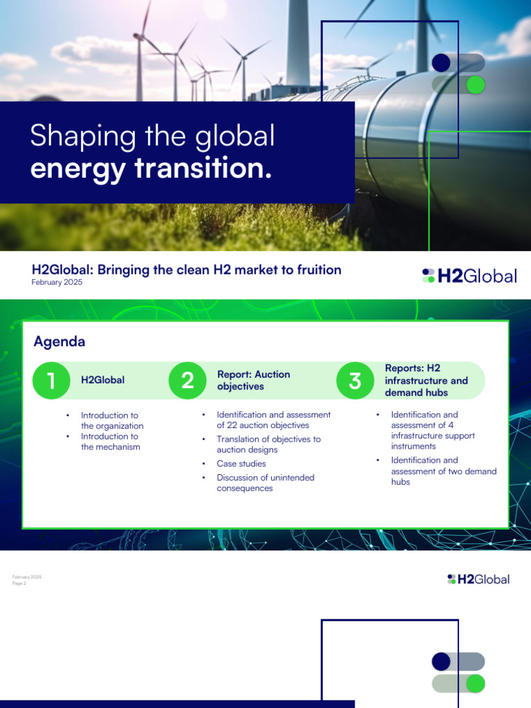H2Global: Clean Hydrogen Market Strategy | PDF | Market (Economics ...