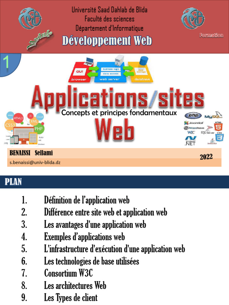 Applications Web : Définition et Avantages | PDF | Internet | Internet ...
