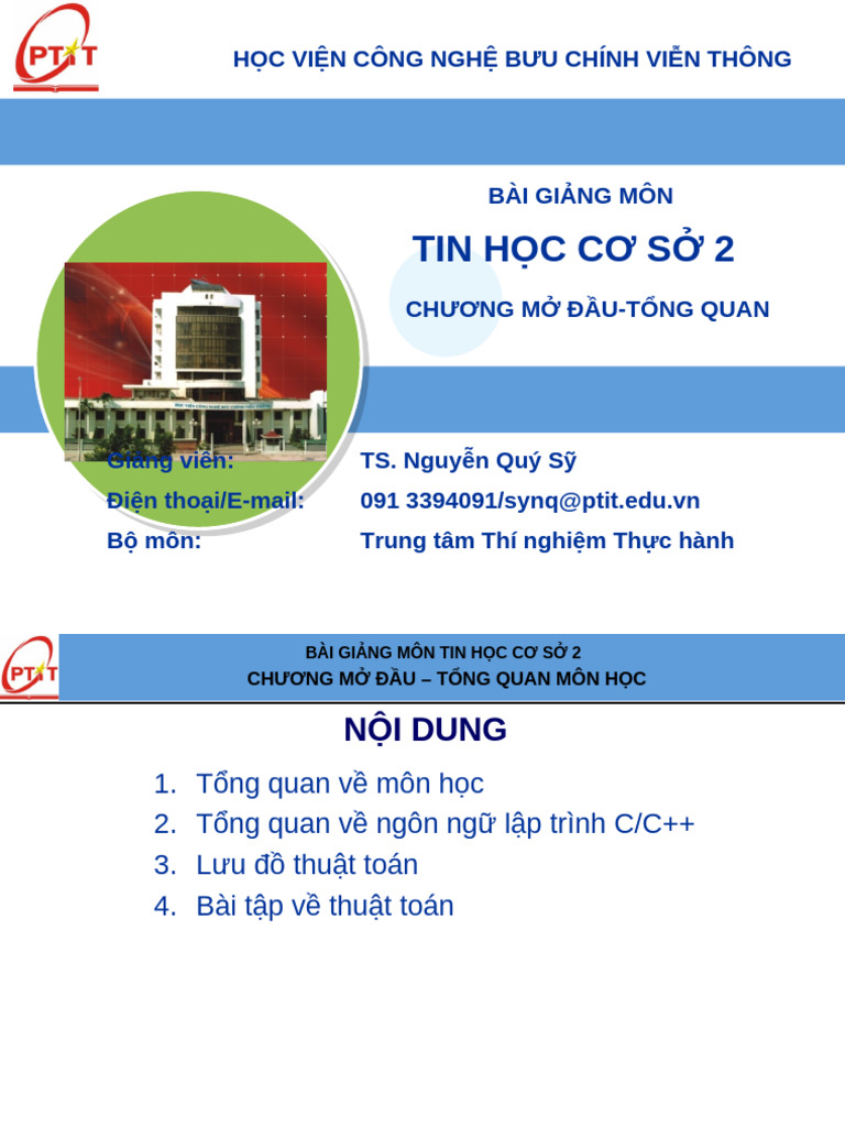 THCS2 - Kip 1 - Tổng Quan Và Thuật Toán | PDF