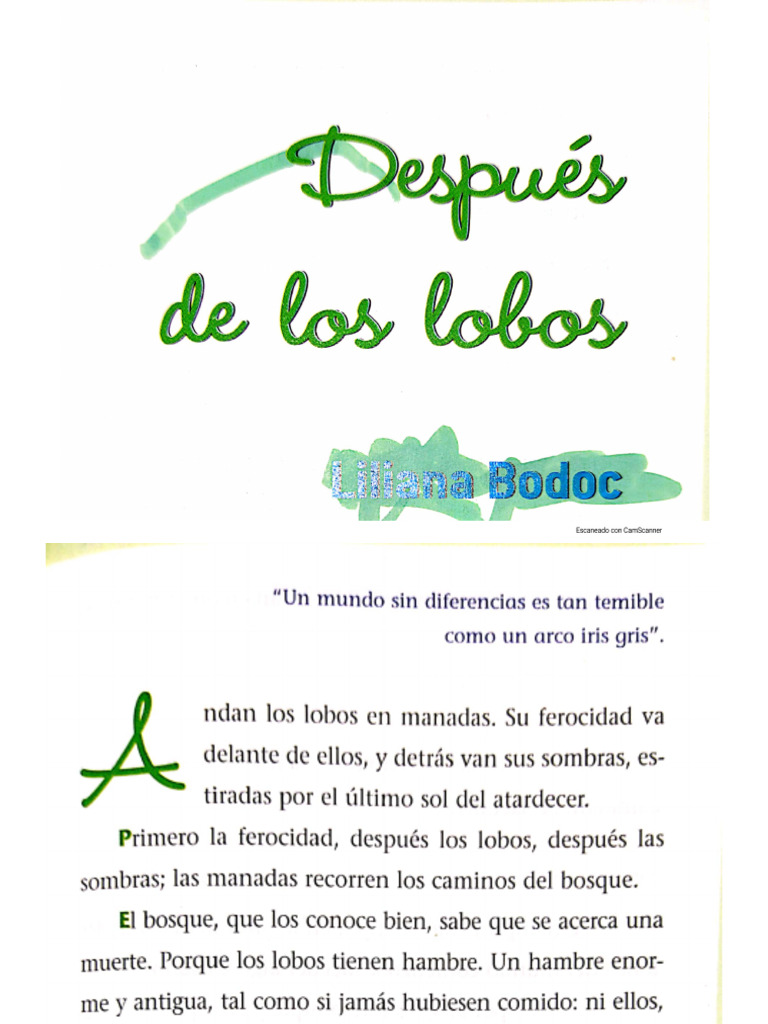 Después de Los Lobos. Bodoc, Liliana | PDF