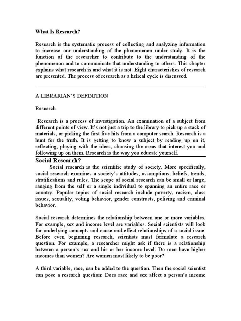what-is-research-pdf-social-research-social-science