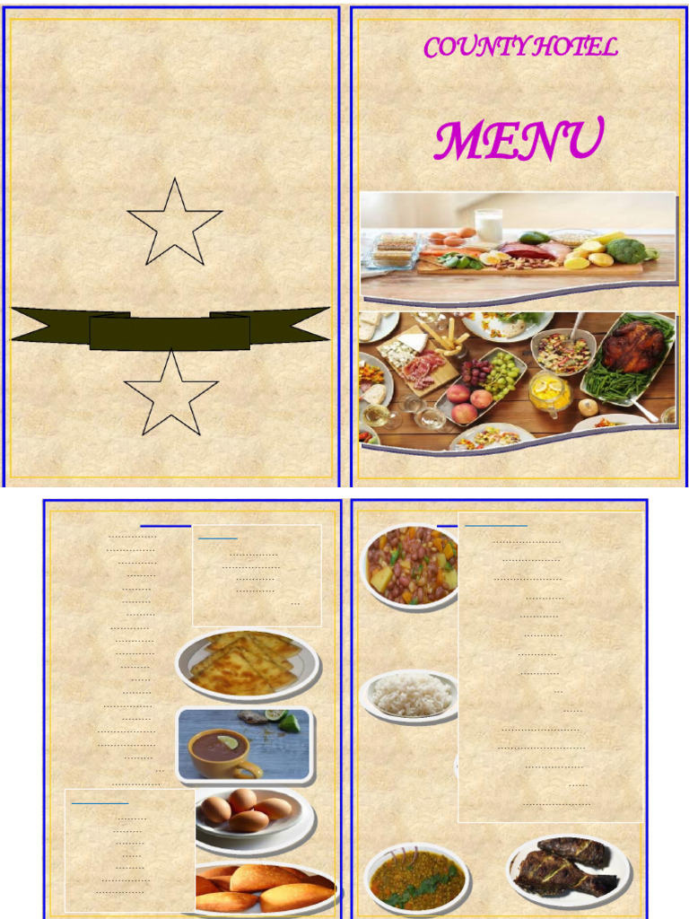 County Hotel Menu | PDF