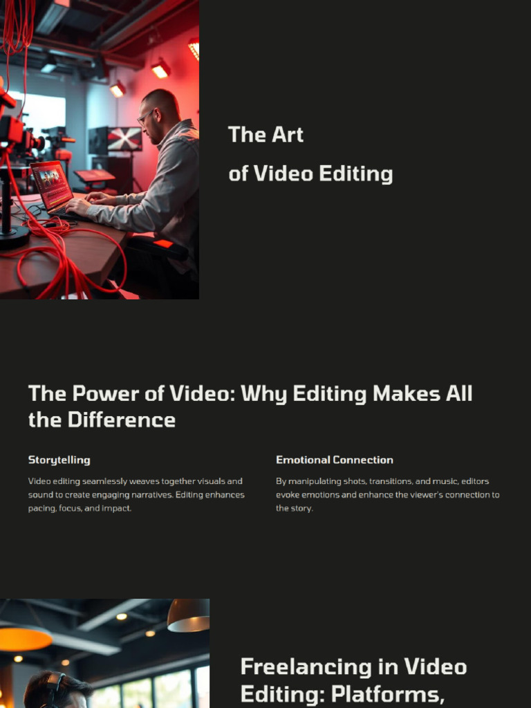 Tha Art of Video Editing | PDF