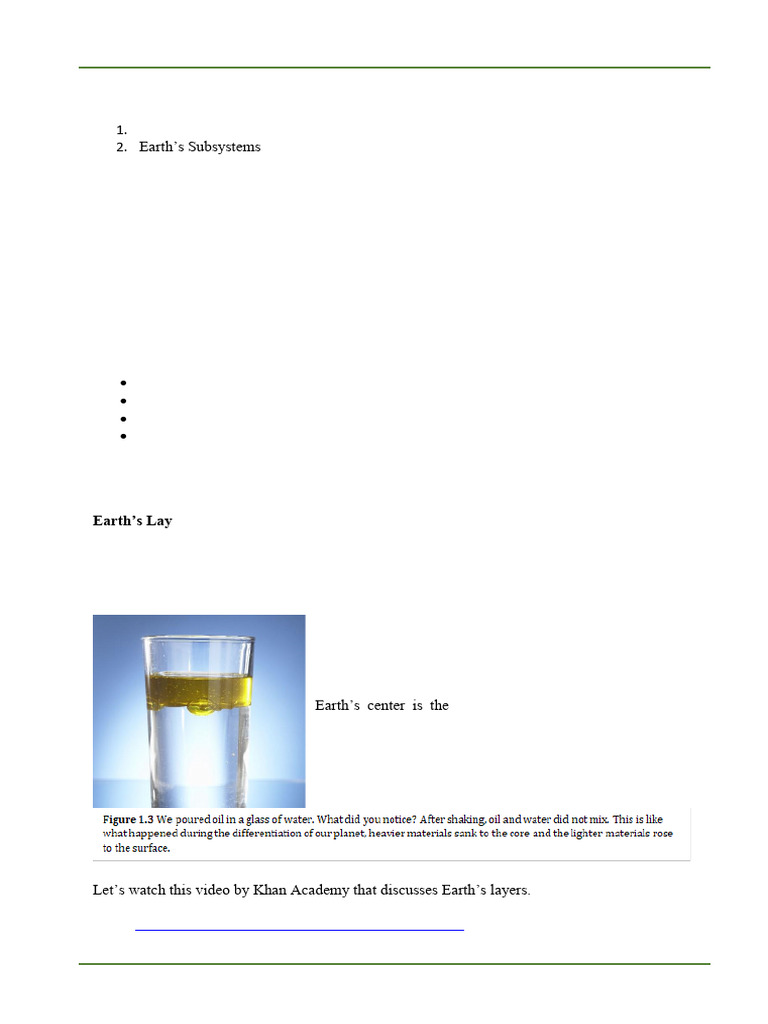 Els - MT - Lesson1 - Earth and Earth System 22-23 | PDF | Atmosphere Of ...