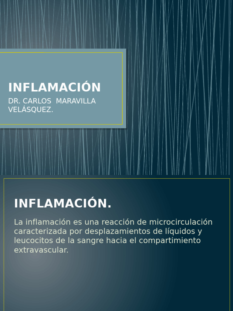 Inflamacion | PDF | Inflamación | Leucocito