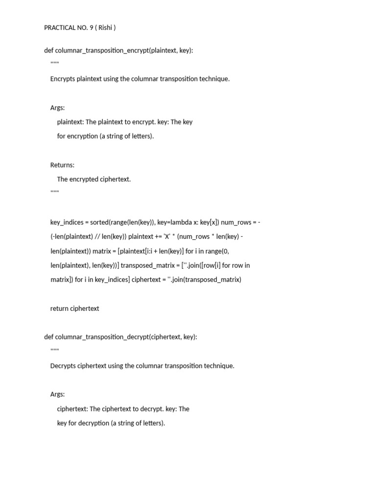 Pratical No.9 NIS | PDF