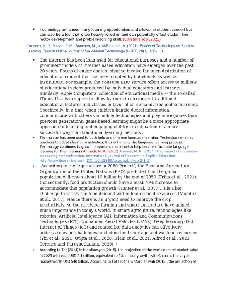 Effects of Technology On Student Learning (Autosaved) - Ateoseeeeeeeeel | PDF | Teachers ...