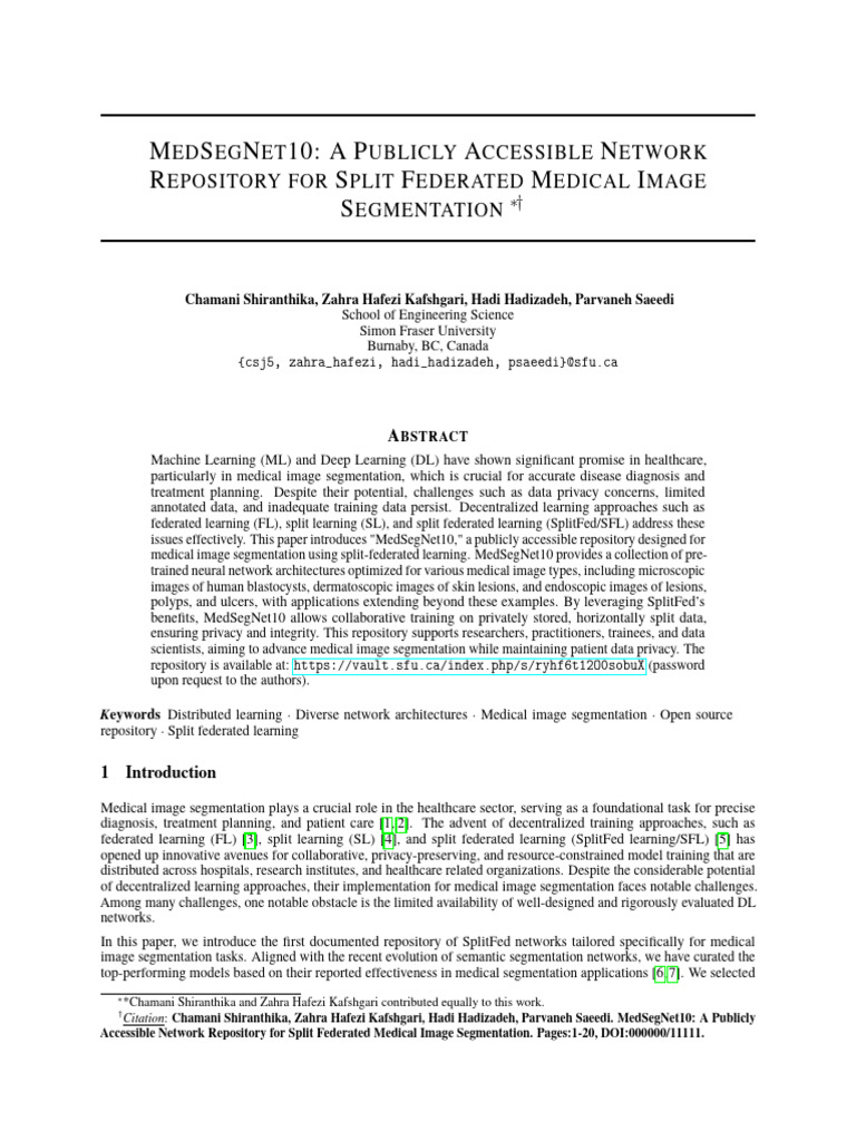 MEDNET | PDF | Image Segmentation | Machine Learning