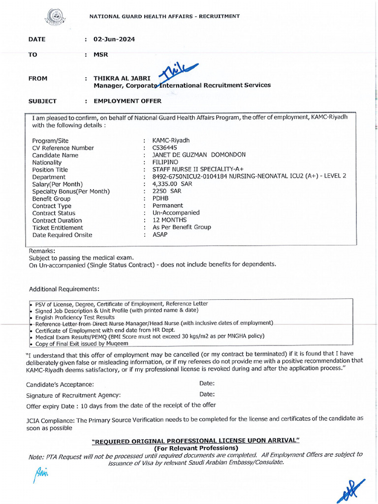 c536445 Domondon Offer | PDF