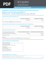 STADIO Programme Application Form | PDF | Breach Of Contract | Fee