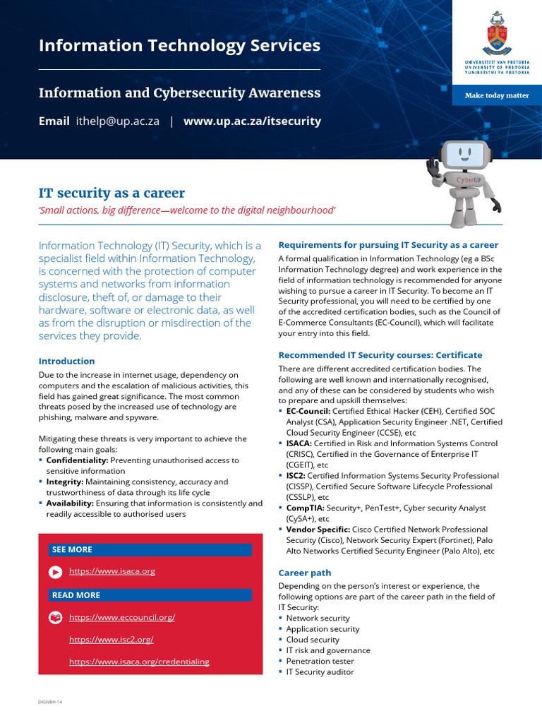 Cybersecurity Certification UP Moderation | PDF | Security | Computer Security