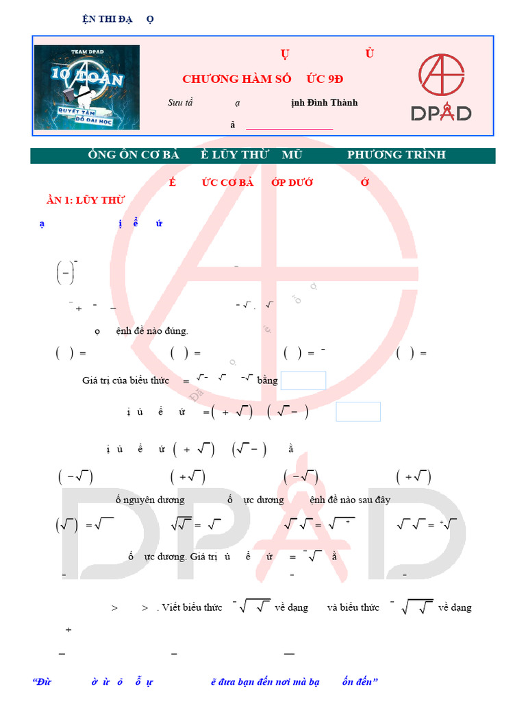 Tong On CB Ve LT Mu Loga K Cach Dong | PDF