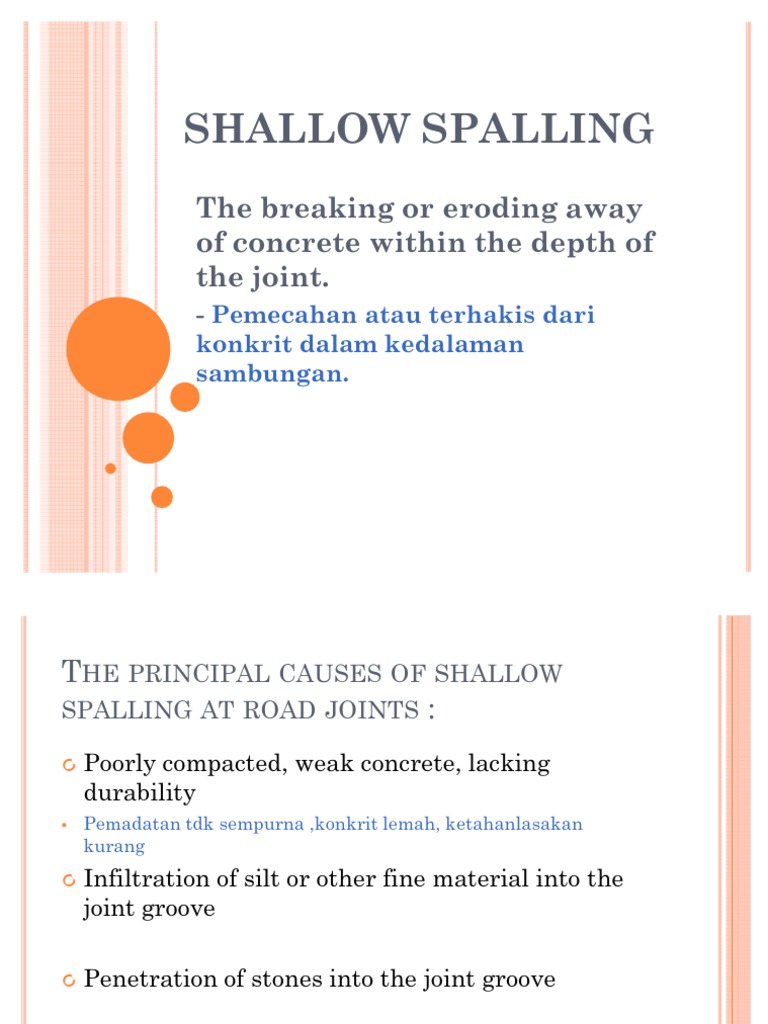 Shallow Spalling | PDF
