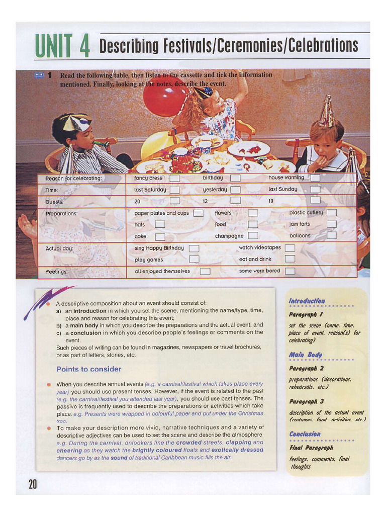 Describing Events | PDF