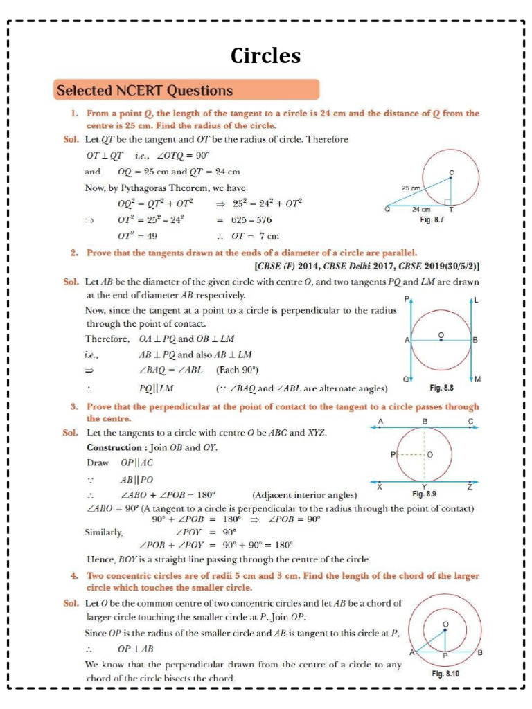 Ch10 X Maths Hots Question-RSSir | PDF