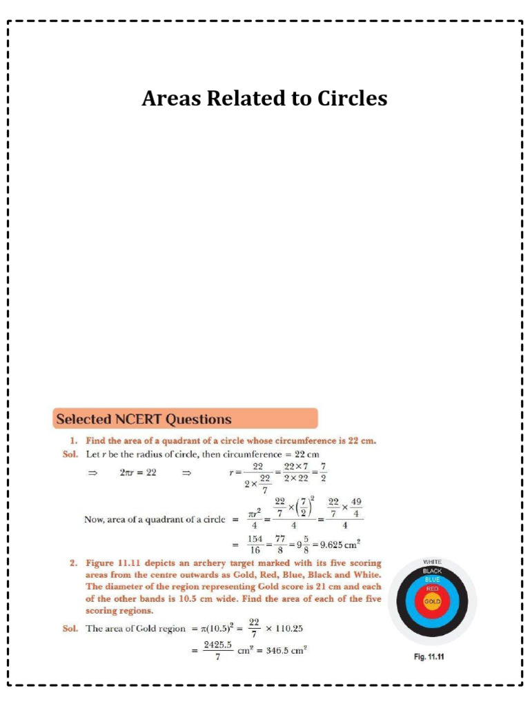 Ch11 X Maths Hots Question-RSSir | PDF