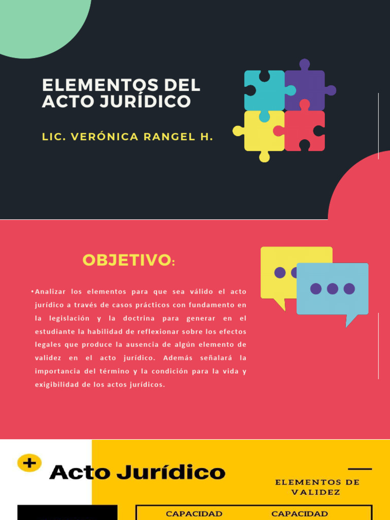 Elementos Del Acto Jurídico | PDF | Intención (Derecho Penal) | Nulo (ley)