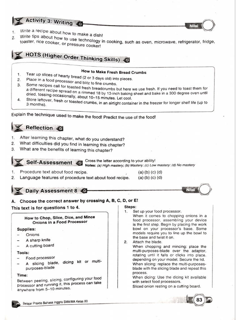 Soal Bing 8 10 | PDF