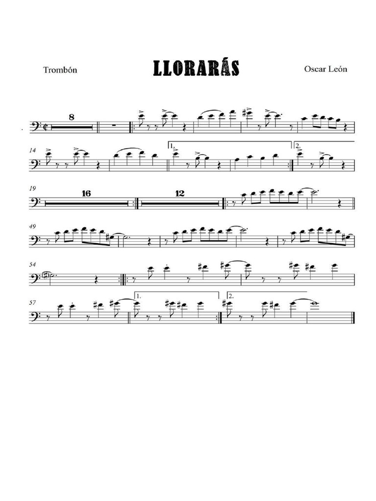 Llorarás Tromb | PDF