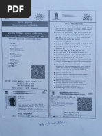 Format of True Type Copy of Aadhar Card | PDF