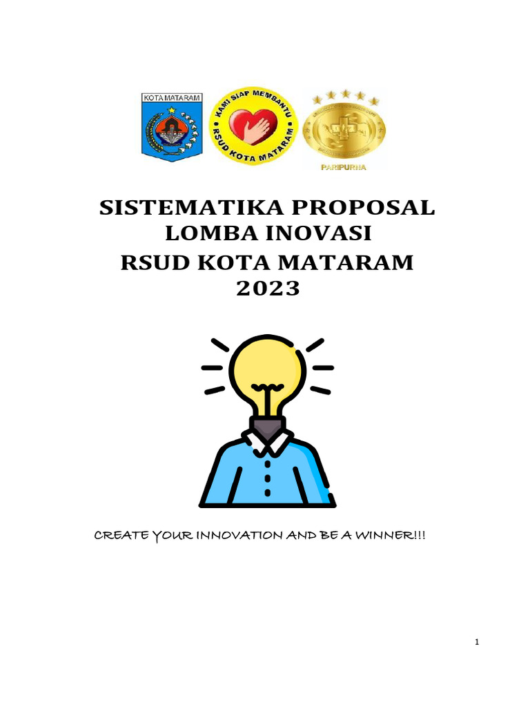 Sistematika Proposal Lomba Fix | PDF