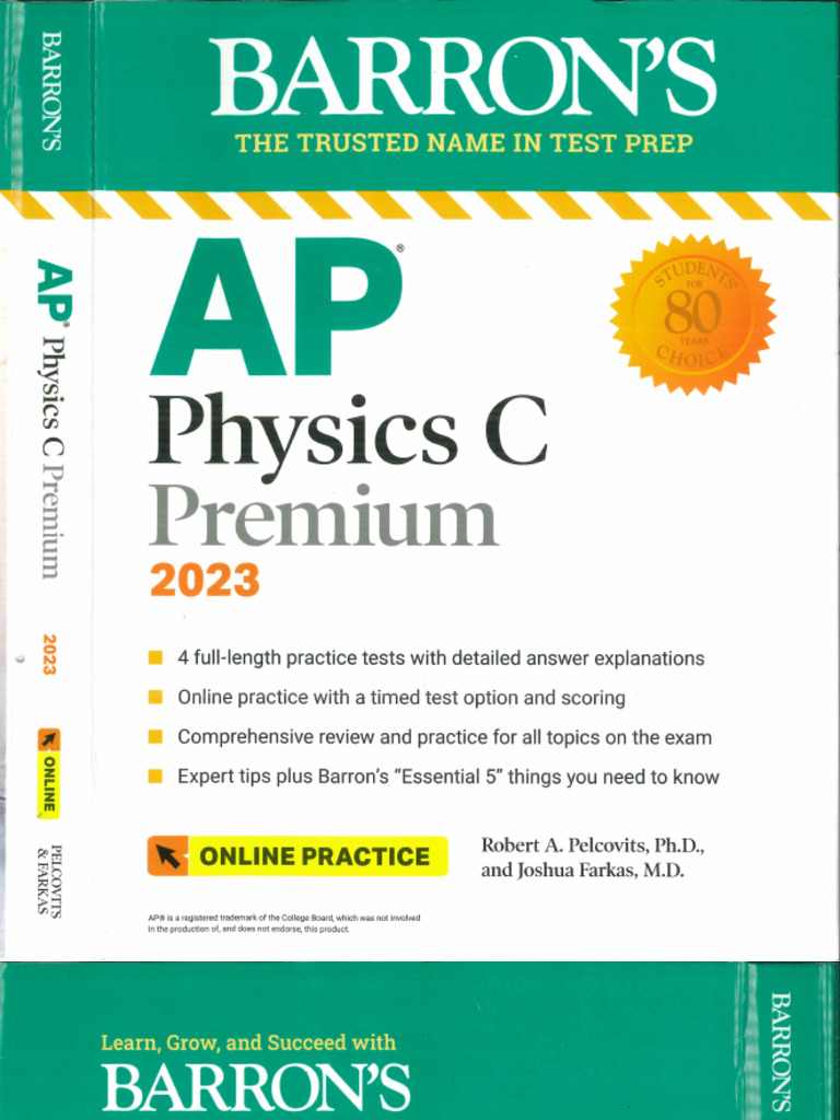 AP Fi̇zi̇k C - Barrons Premium 2024 | PDF